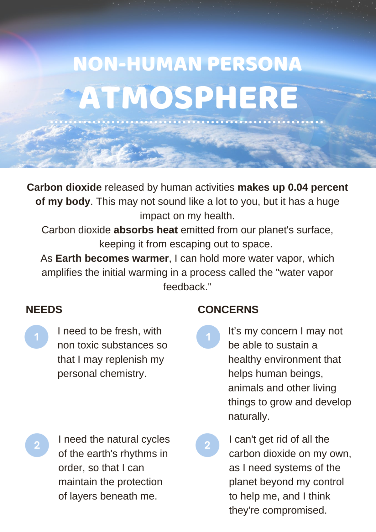 UX Research - Saving The Planet with Non-Human Personas